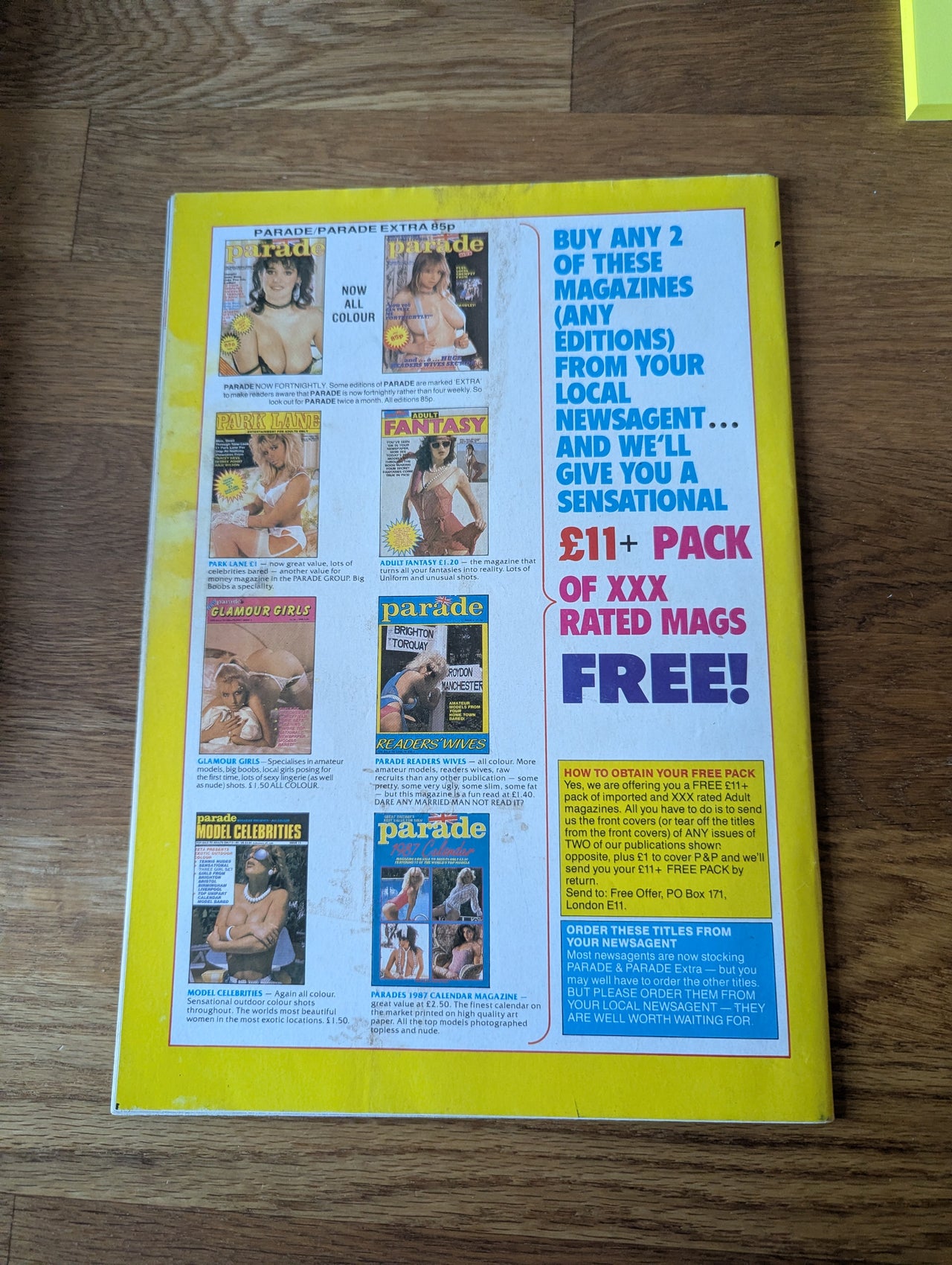 Parade Magazine No 41 ... Featuring Debee Ashby – Natasha's Top Shelf